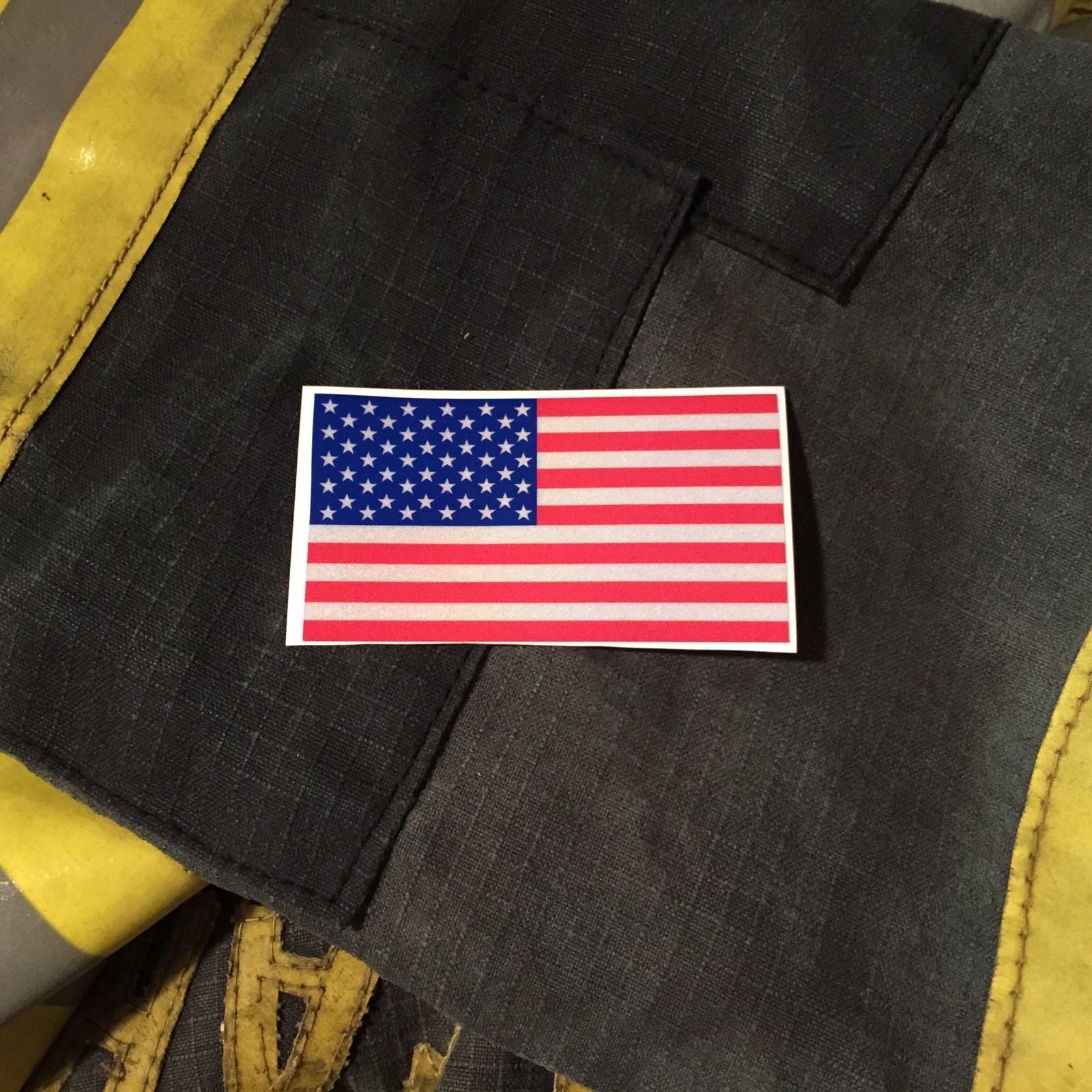 AMERICAN FLAG REFLECTIVE HELMET DECAL – 1st Responder Gear