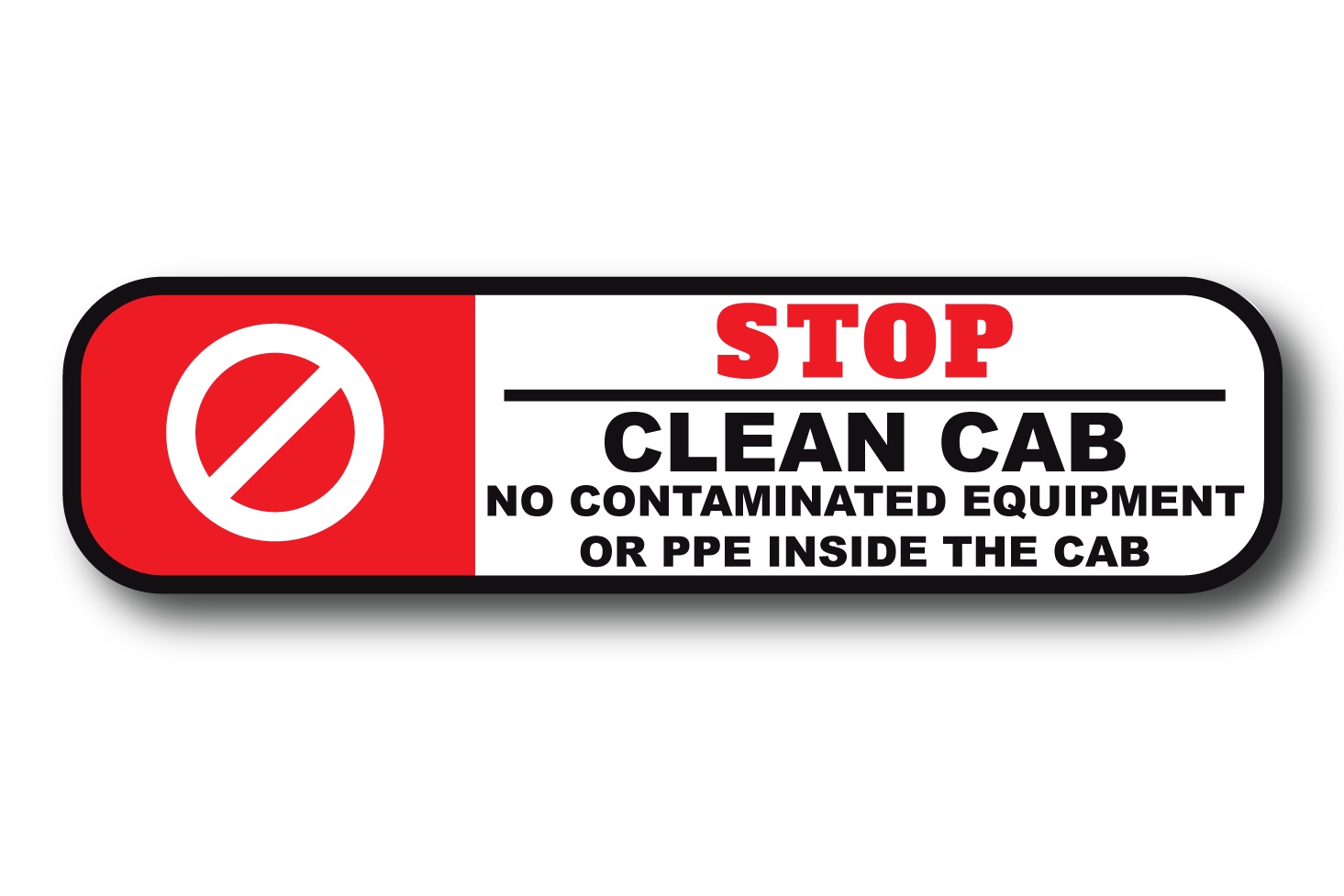 CLEAN CAB APPARATUS REFLECTIVE DECAL – 1st Responder Gear