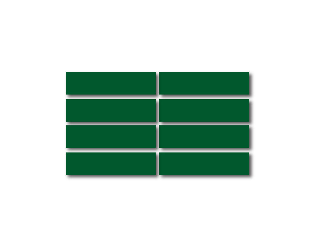 DARK GREEN REFLECTIVE HELMET BAR 8 PACK – 1st Responder Gear